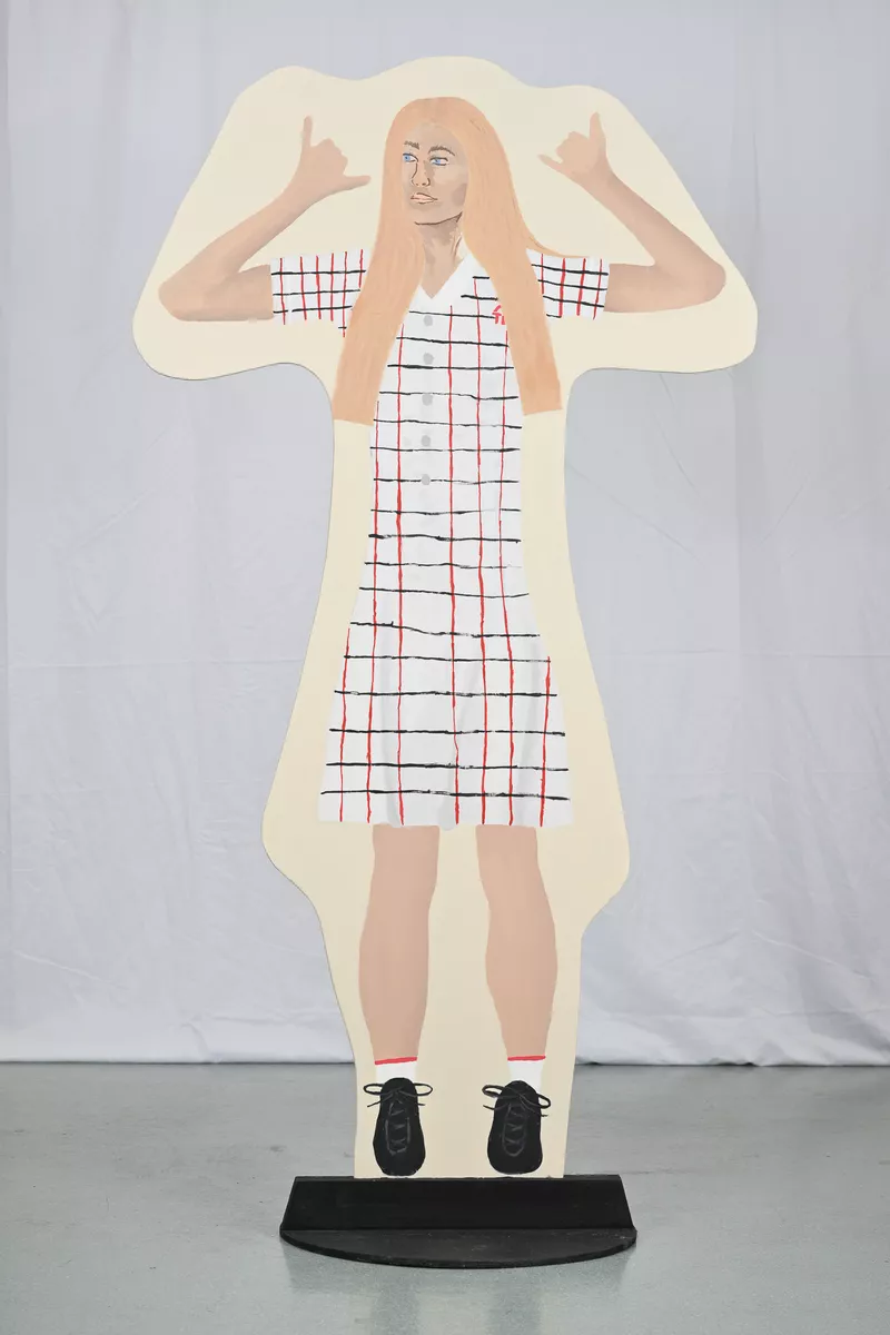 Year 9 Life-size portraits - Tatachilla Lutheran College - AGSA