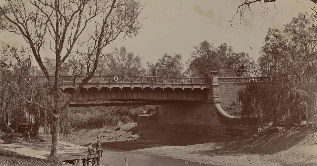 Bridge over River Torrens, Adelaide - AGSA Collection