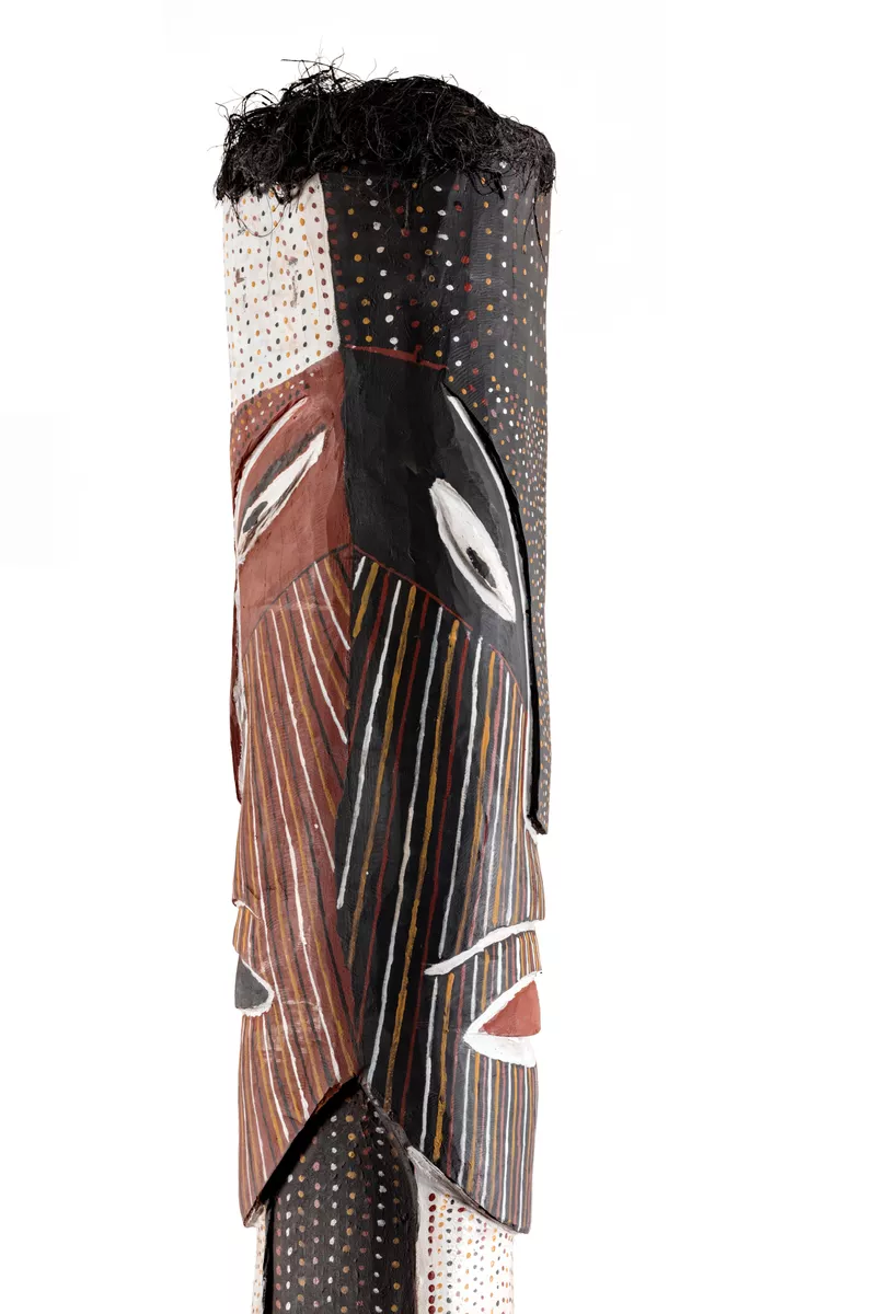 Tutini (Pukamani Pole) Feather - AGSA Collection